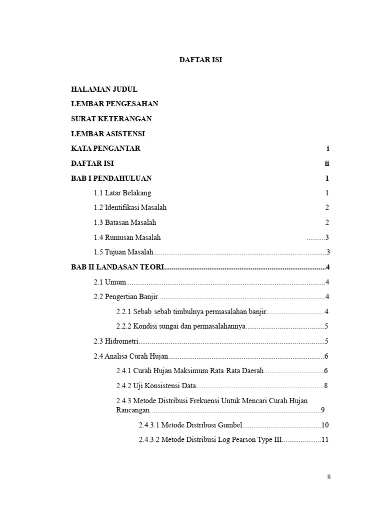 DAFTAR ISI PBA Livamell | PDF