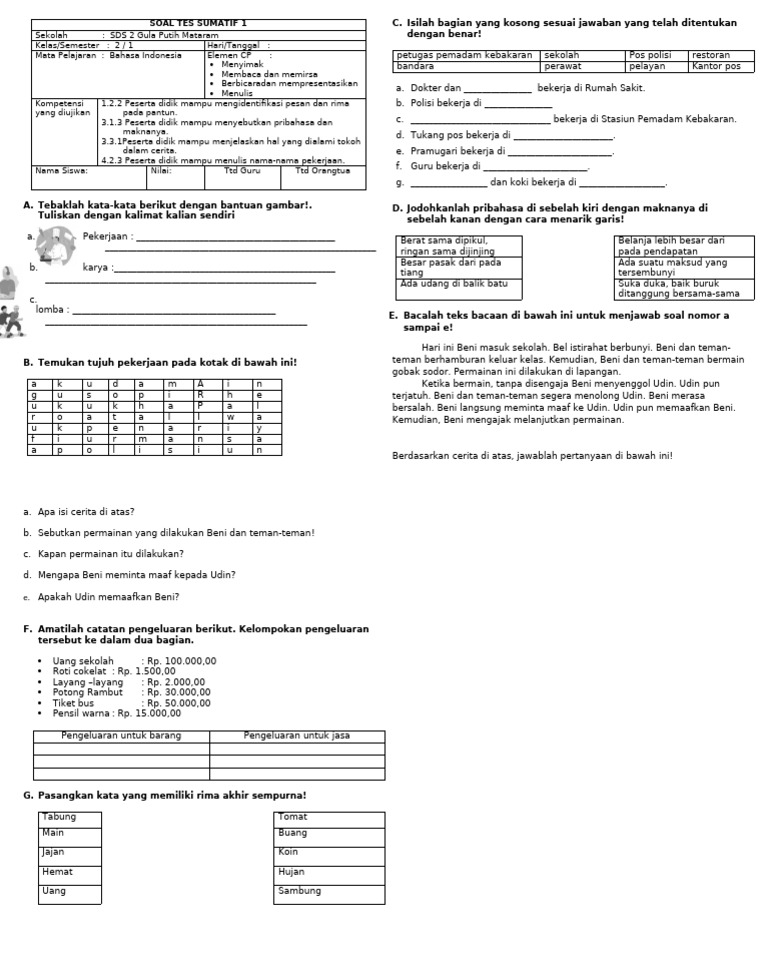 Sumatif 2 - BINA ( Fix) | PDF