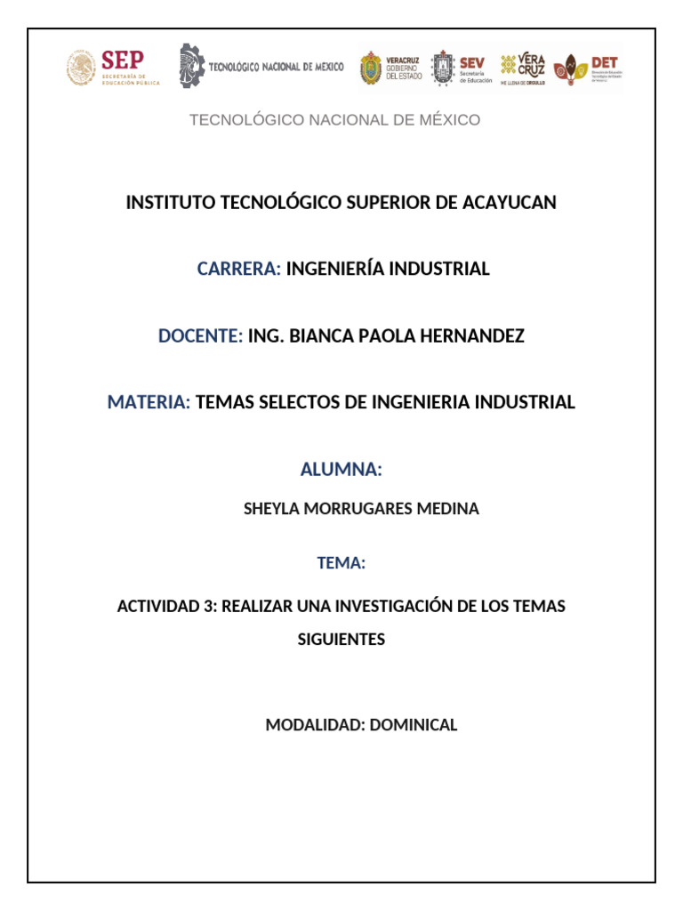 Act. 3 U1. Sheyla Morrugares Medina. 904-f | PDF