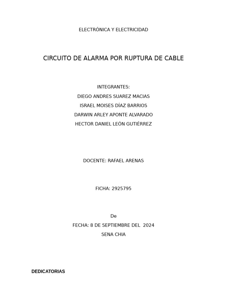 Circuito Cable roto | PDF