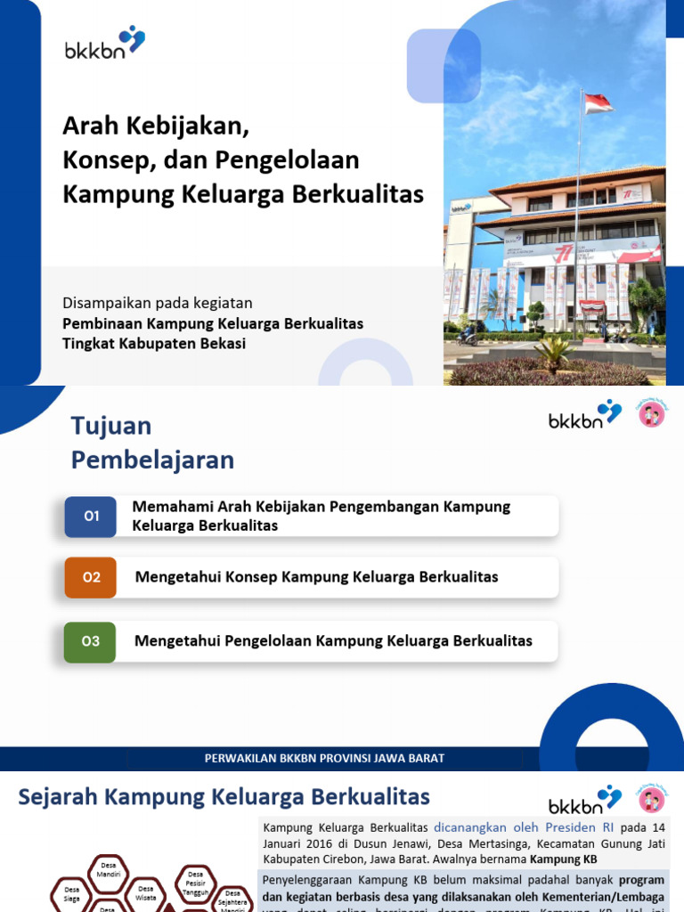 Materi Pembinaan Kampung KB Bekasi | PDF