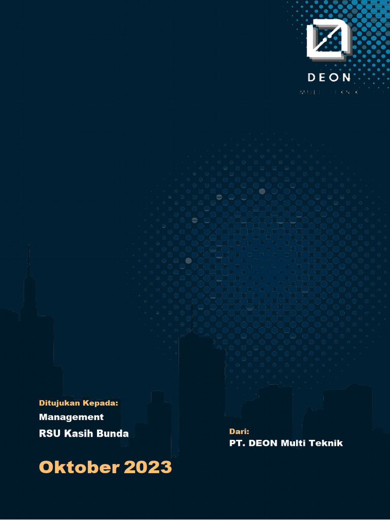 Proposal Deon - RSU Kasih Bunda | PDF | Business