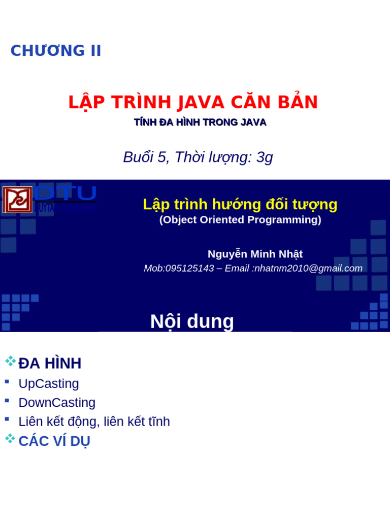 CS311 - Lap Trinh Huong Doi Tuong - 2022S - Lecture 7 | PDF | Computer Programming | Computers