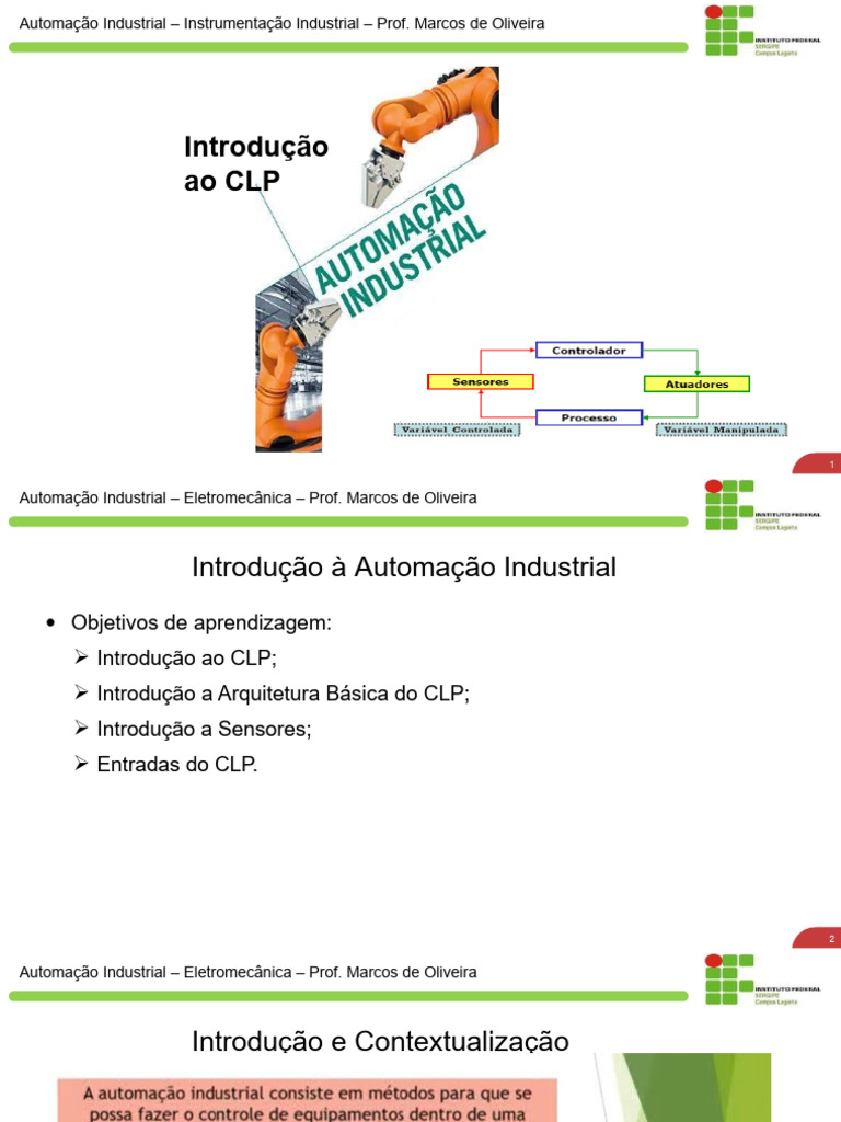 Automacao Aula03 Intro CLP | PDF