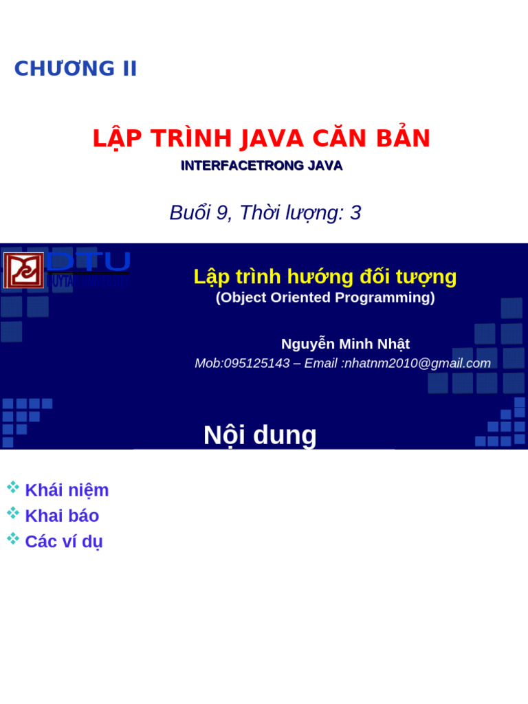 CS311 - Lap Trinh Huong Doi Tuong - 2022S - Lecture 9 | PDF | Computer ...