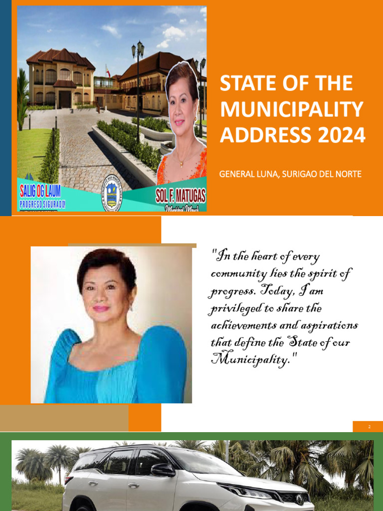 State of The Municipality Address 2024 | PDF
