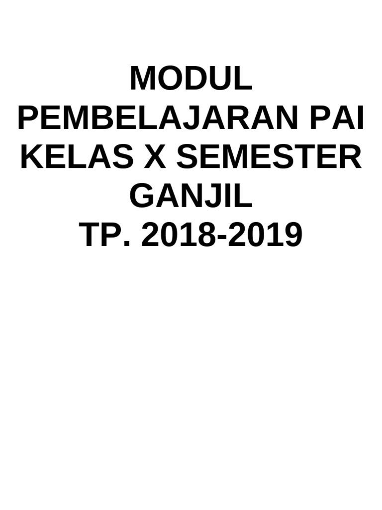 MODUL SMT 1 TP. 2018-2019 | PDF