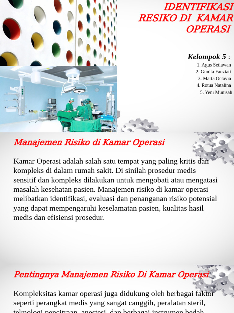 IDENTIFIKASI RESIKO DI KAMAR OPERASI | PDF