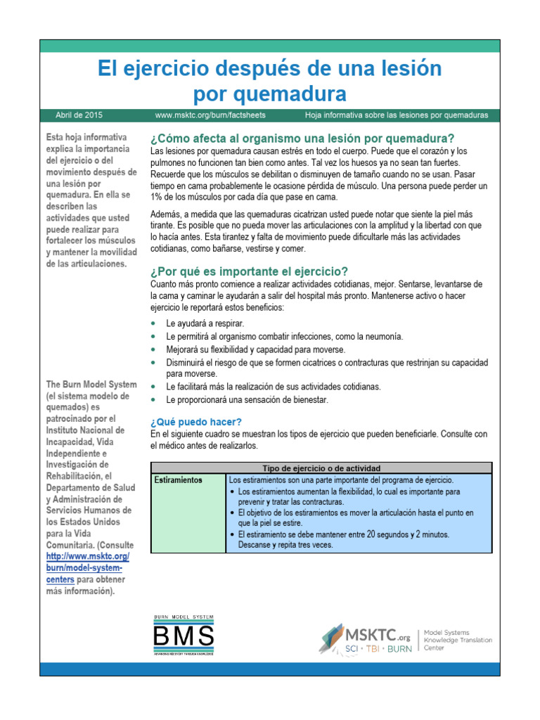 Burn Exercise SP 508 - 2 | PDF