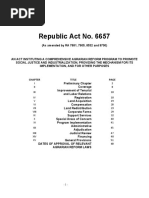 The Comprehensive Agrarian Reform Law (Ra 6657, As Amended) | PDF ...