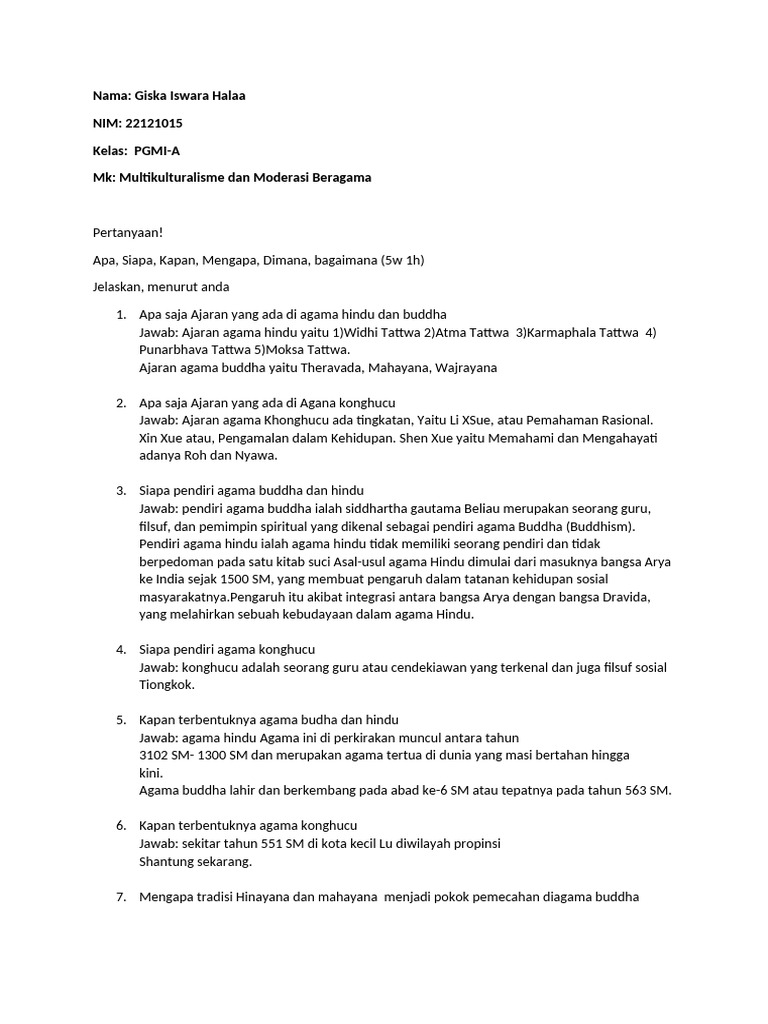 MDMB - Giska Iswara Halaa | PDF