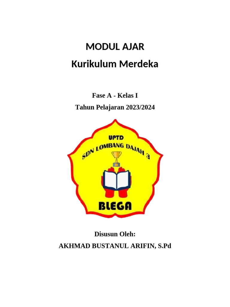 MODUL AJAR Kelas 1 | PDF