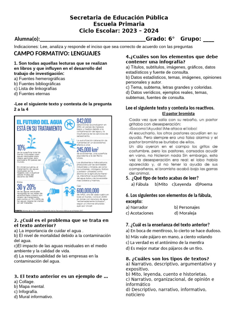 Examen Oci-2024 | PDF