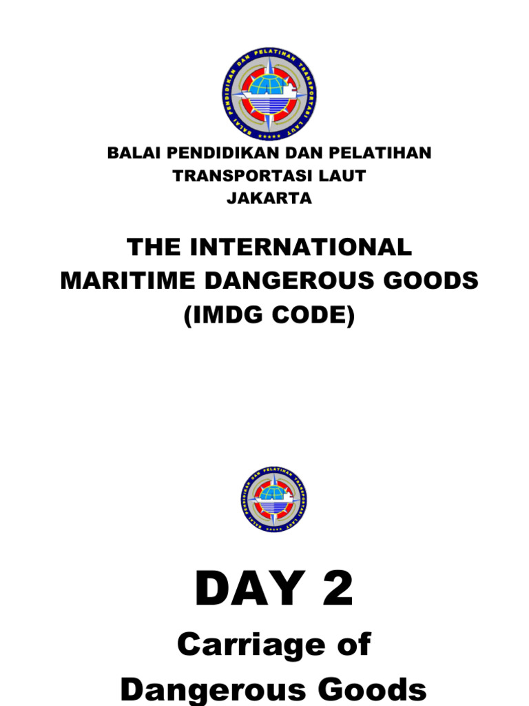 BP2TL Imdg Code Part A | PDF