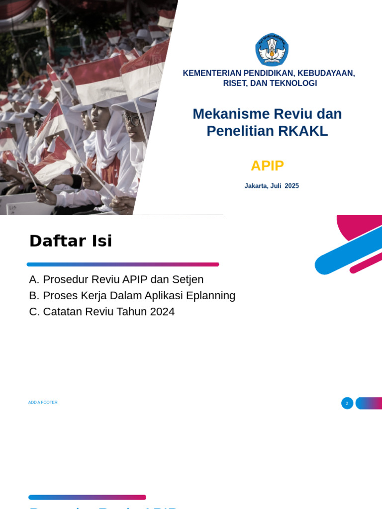 Paparan Mekanisme Reviu RKAKL 2025 Di EPlanning - APIP | PDF