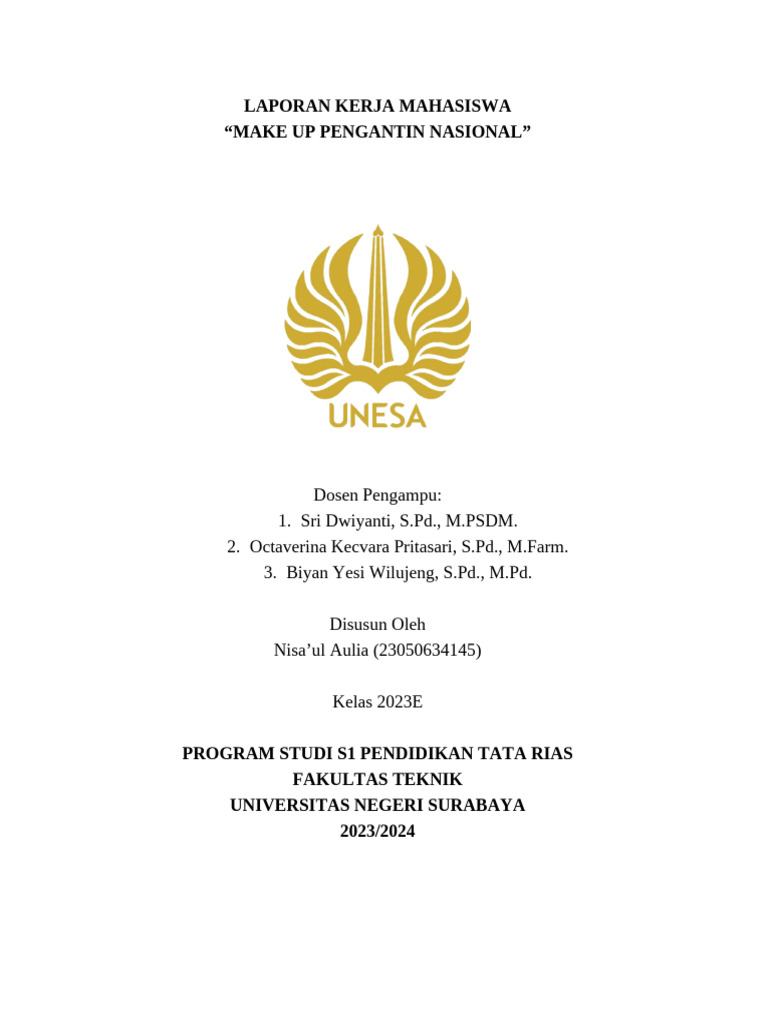 145E Nisa'Ul Aulia LkmTaris Nasional | PDF