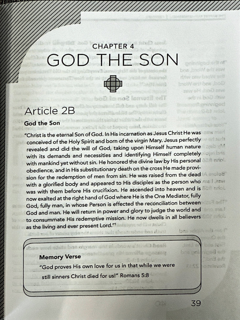 God The Son | PDF