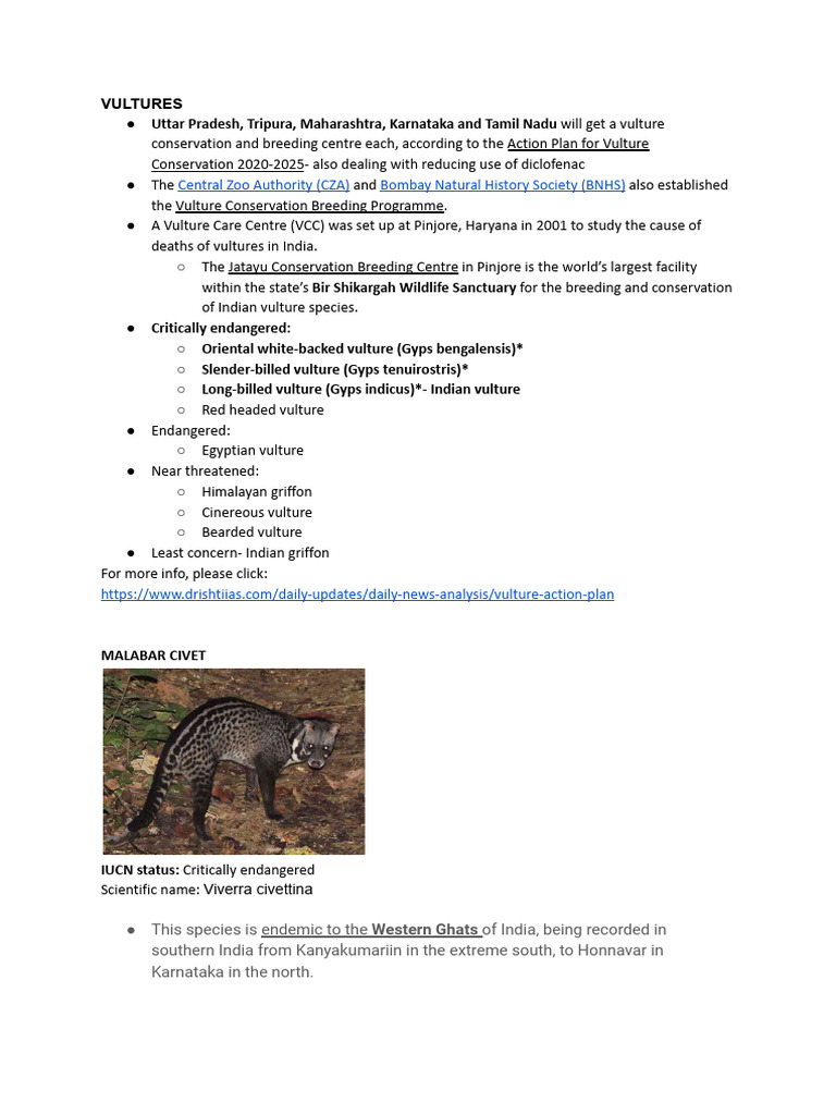 Species Recovery Program | PDF | Rhinoceros