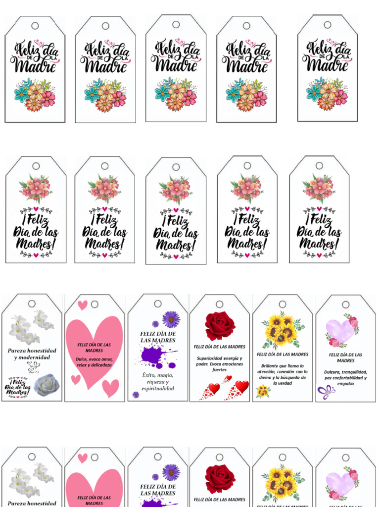 Dia De Las Madres Impresion Pdf
