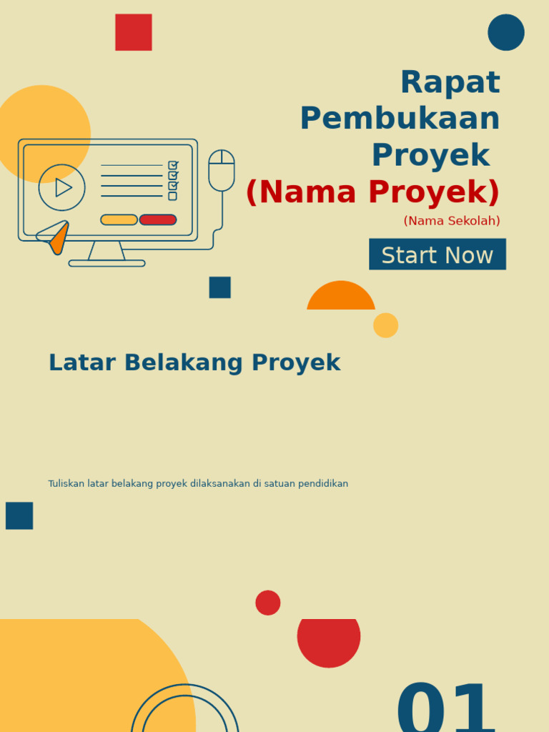 Slide Rapat Pembukaan Proyek | PDF