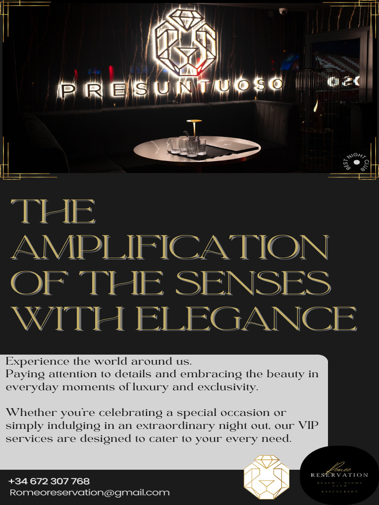 Presuntuoso Experience | PDF