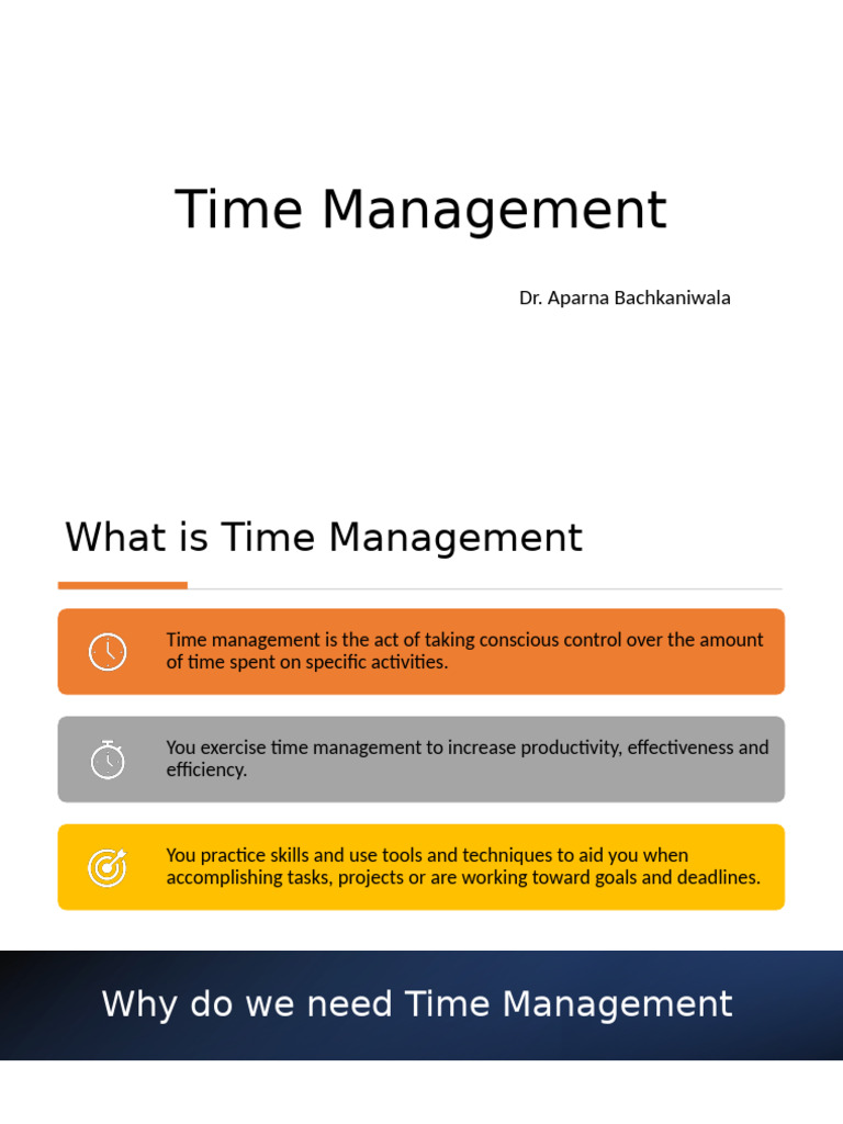 Time Management | PDF