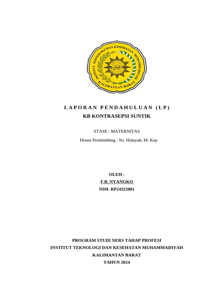 LP KB Suntik 3 Bulan | PDF