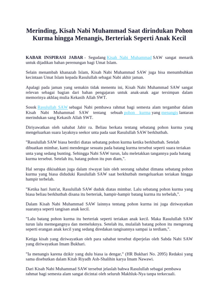 Tiga Doa Malaikat Dan Amin Rasulullah | PDF