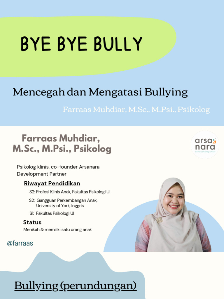 Bye Bye Bully | PDF