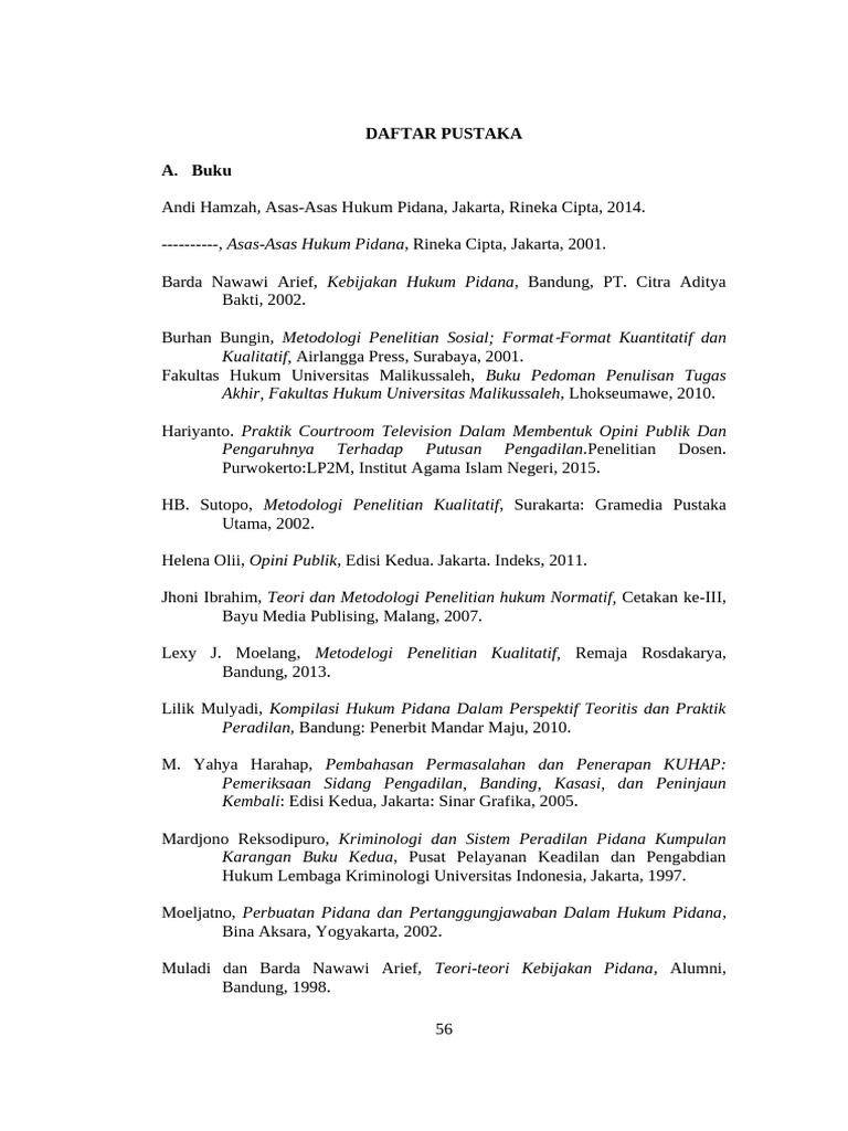 Daftar Pustaka | PDF