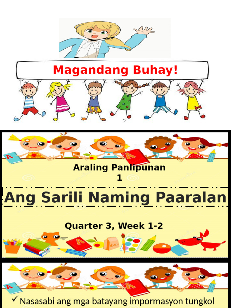 Ang Aming Paaralan | PDF | Language Arts & Discipline | Self-Improvement