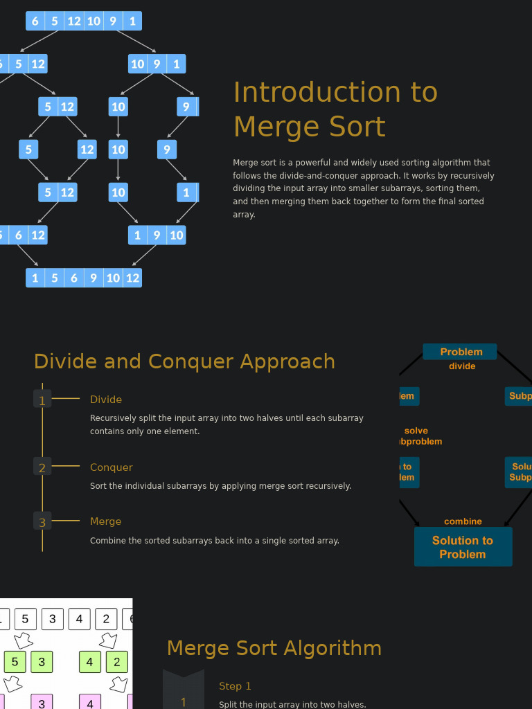 Introduction To Merge Sort | PDF