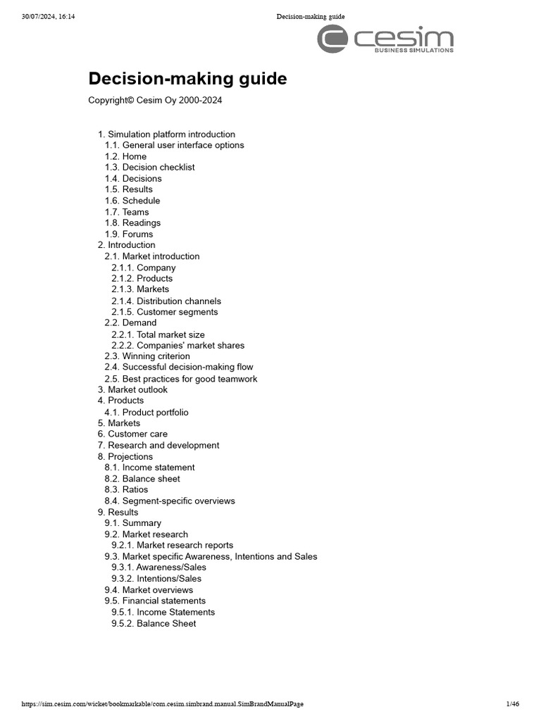 Decision-making guide | PDF