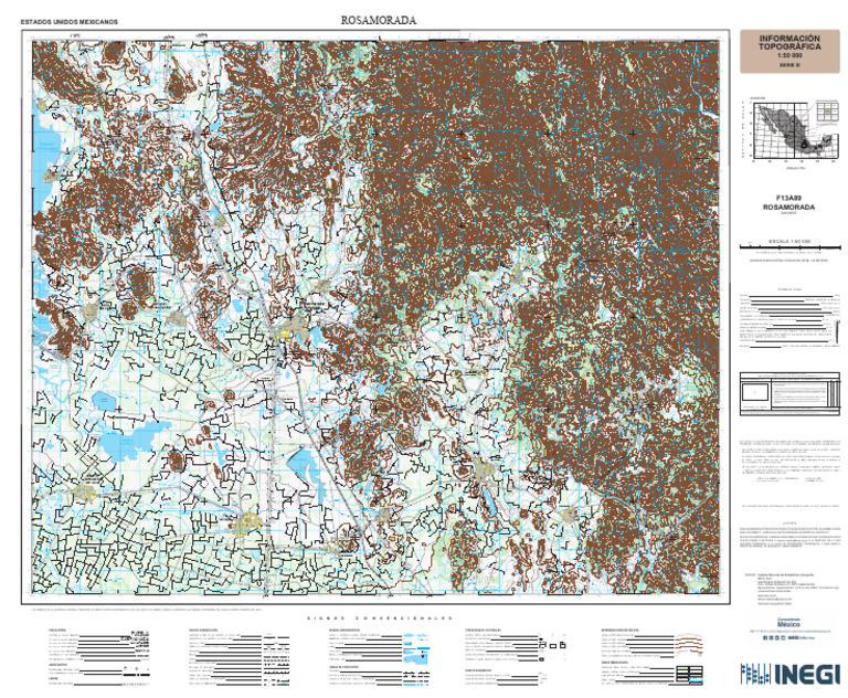 Carta Topo F13a89 | PDF