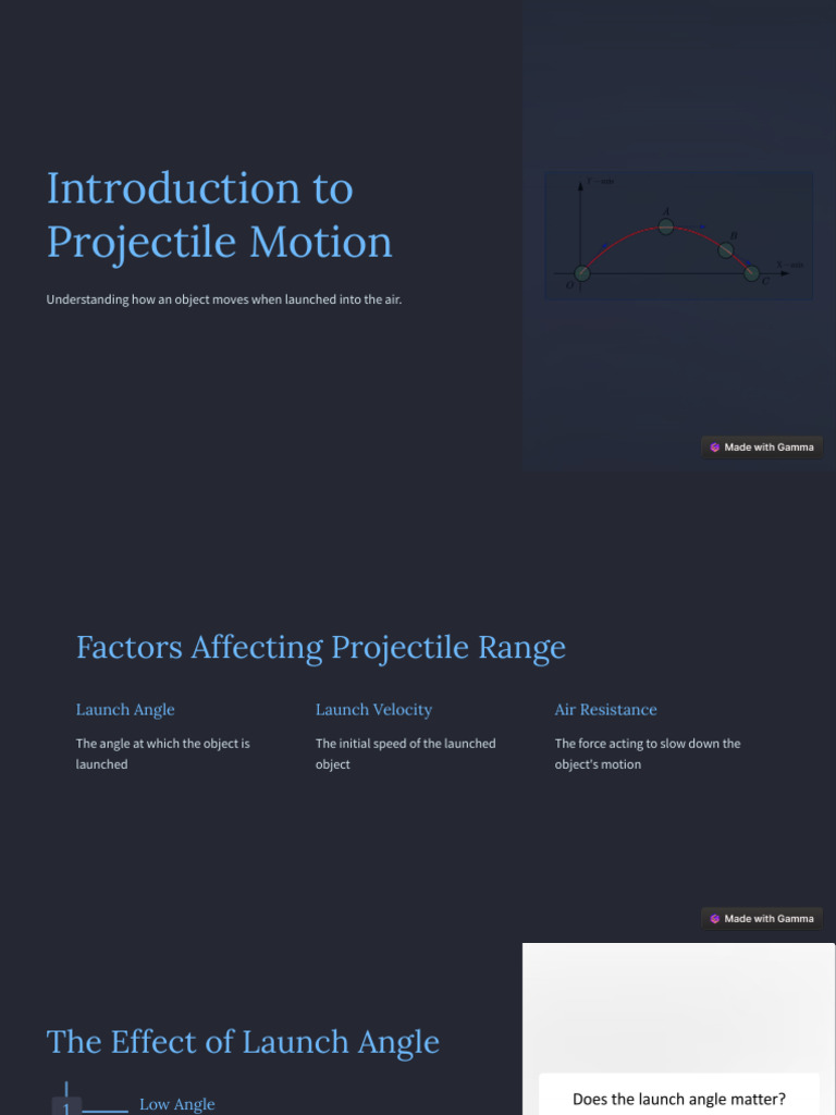 Introduction-to-Projectile-Motion (1) | PDF