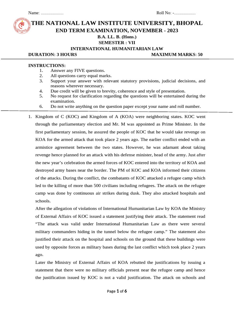 Ihl November 2023 | PDF