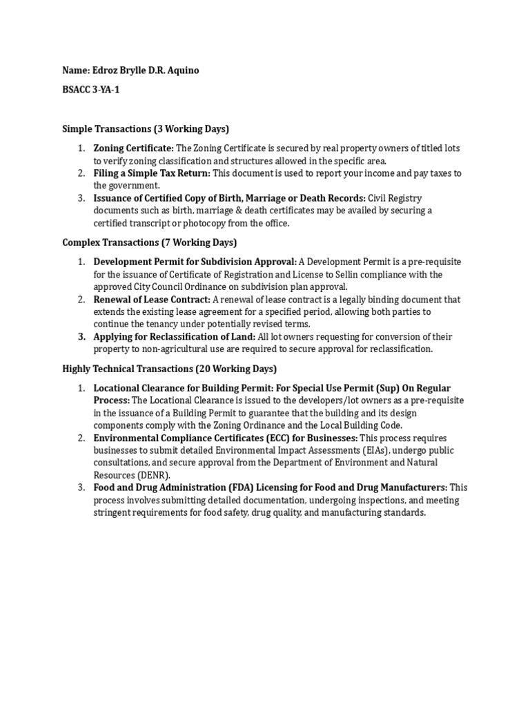 Simple, Complex, Highly Technical Transactions | PDF