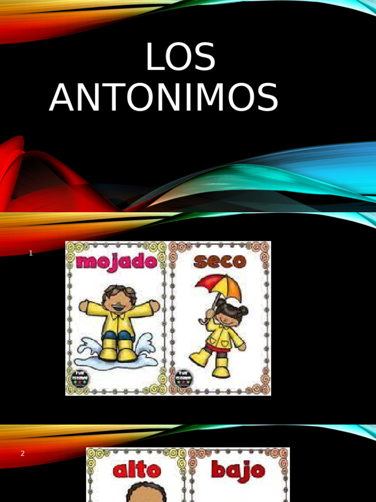 Los Antonimos | PDF