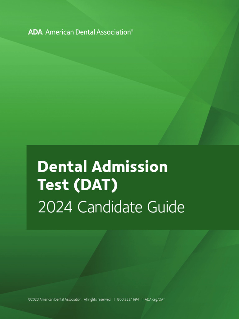 2024 DAT Candidate Guide | PDF