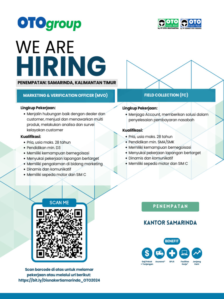 Lowongan Kerja_OTO Group | PDF
