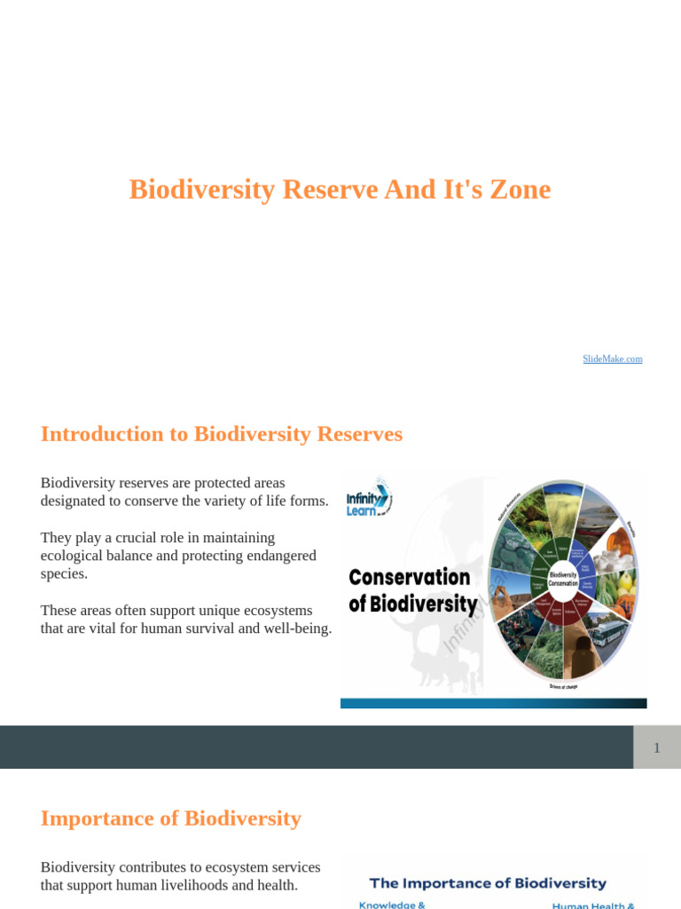 Biodiversity Reserves Explained | PDF | Biodiversity | Wellness