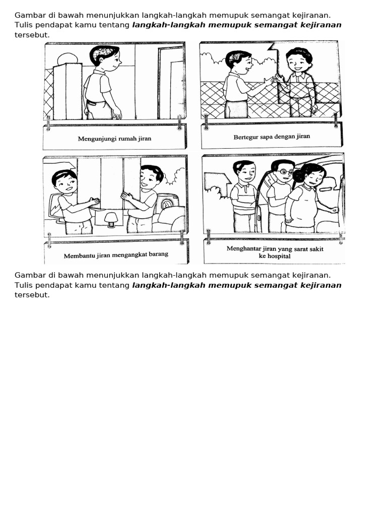 Langkah-Langkah Memupuk Semangat Kejiranan | PDF