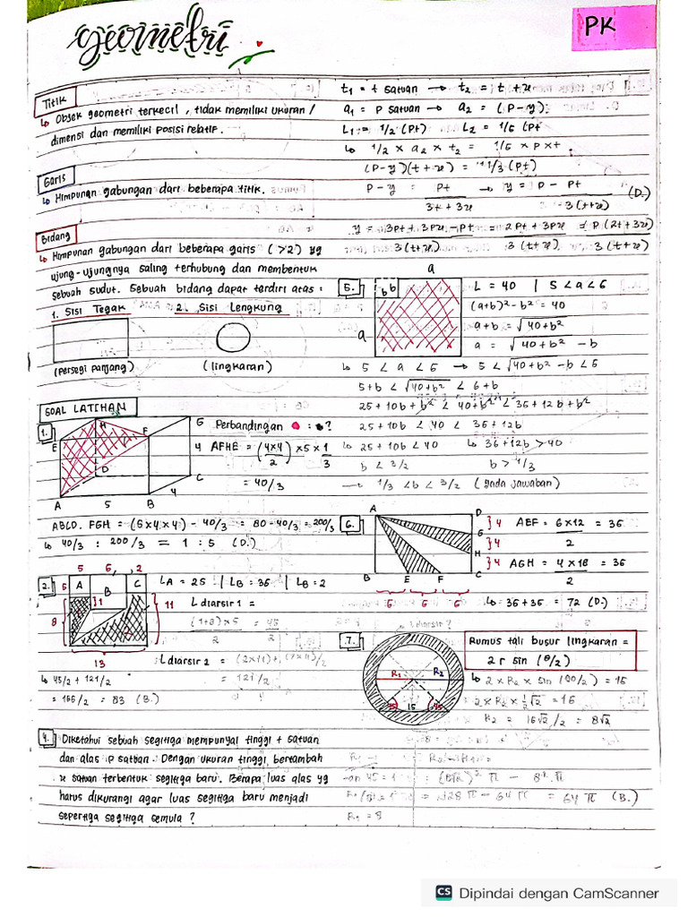 Catatan Matematika | PDF