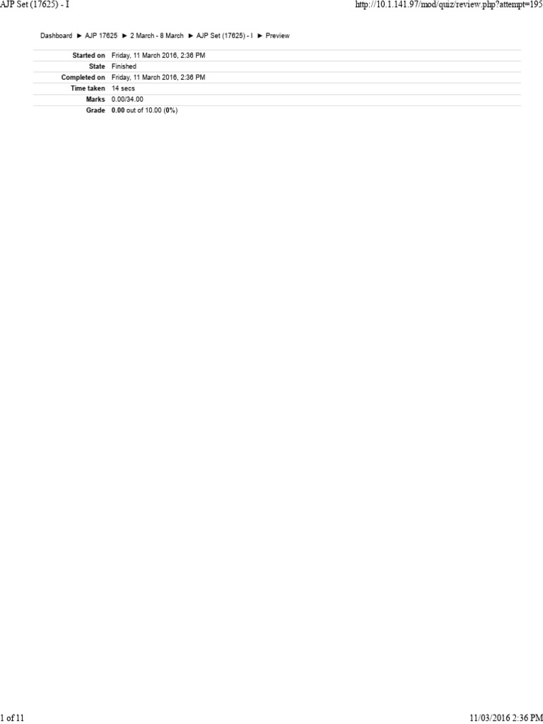 AJP Set (17625) - I | PDF | Network Socket | Domain Name System