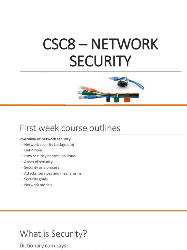 LESSON-3-NETWORK-SECURITY | PDF