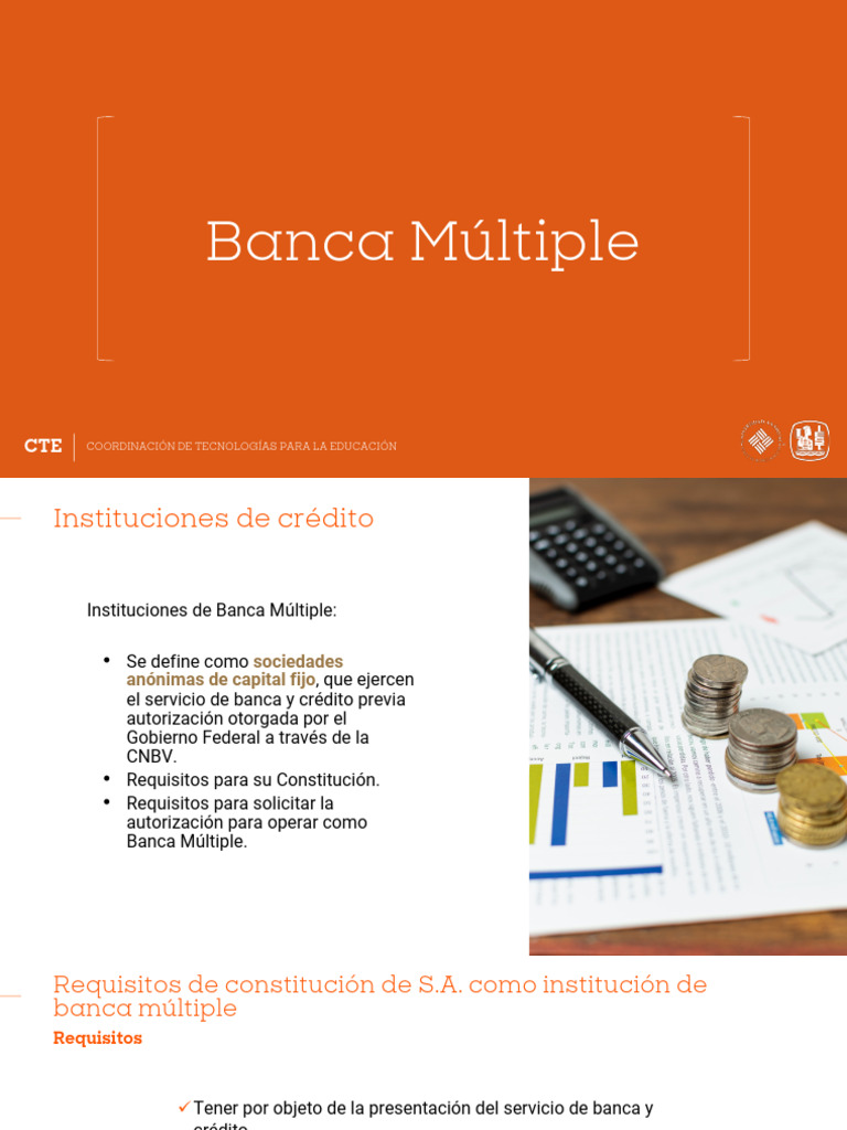 Requisitos para Banca Múltiple en México | PDF
