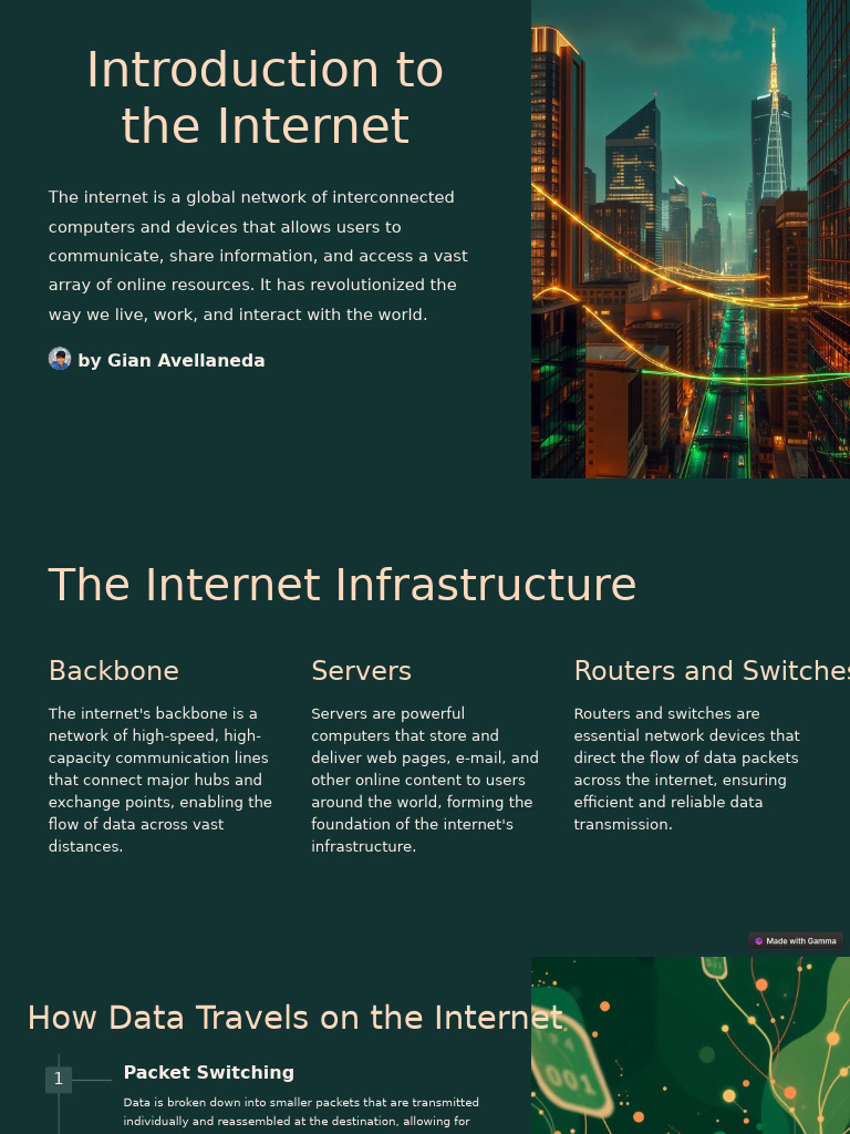 Lesson 2 Introduction To The Internet | PDF