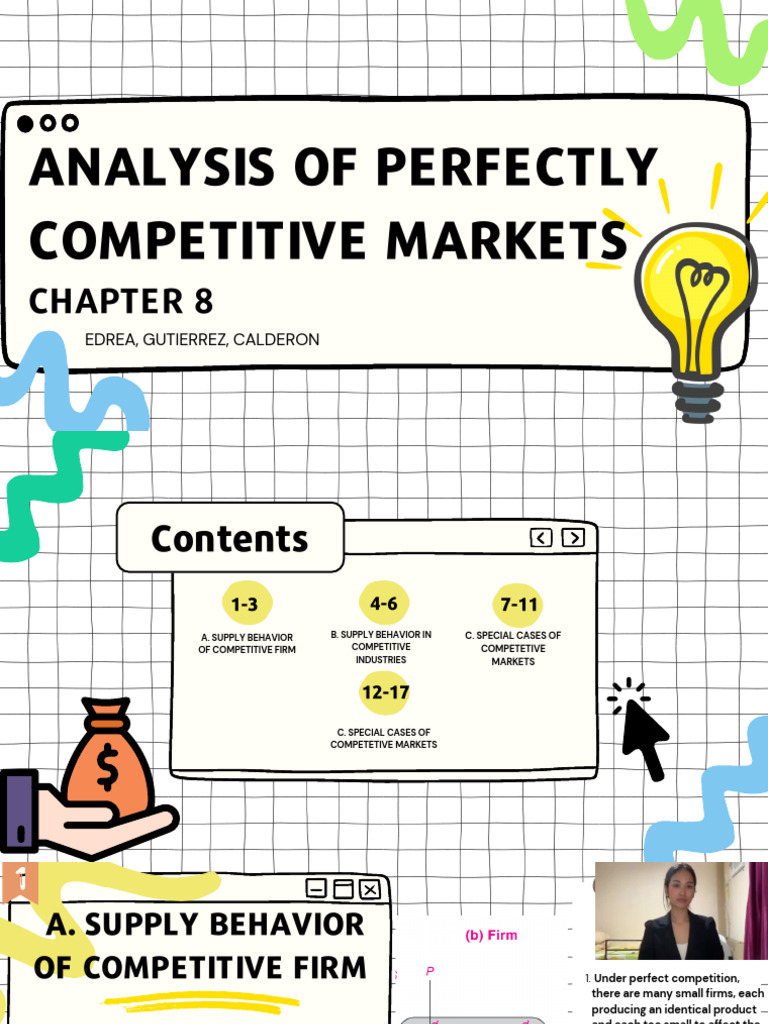 Chapter 8 Analysis of Perfectly Competitive Markets | PDF