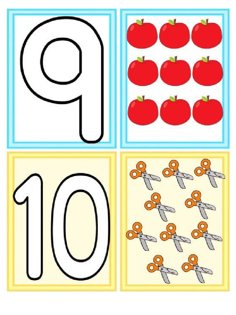 Flash Card Numeros | PDF