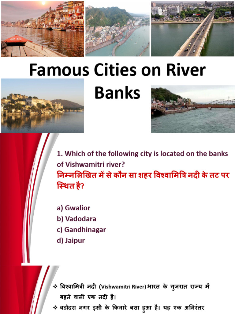 Famous Cities On River Banks | PDF